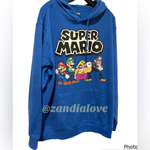 Nintendo | Shirts | New Sale Mens Nintendo Super Mario Hoodie Mens ...